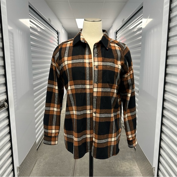 Pendleton | Tops | Pendleton Wool Plaid Button Up Shirt Womens M | Poshmark